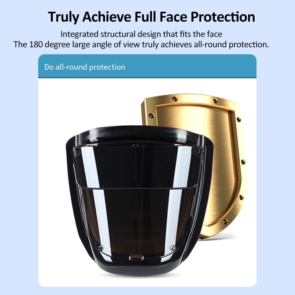 ,Pc 180° View Temperature Resistant Helmet Eye Eye Visor Dsfen Siuke Pc ...