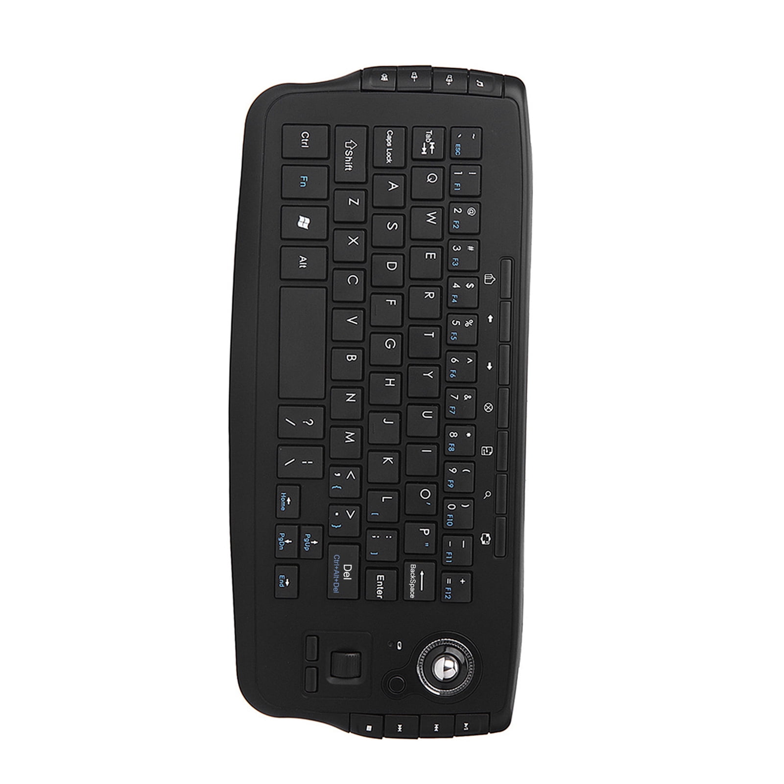 Pc E30 2.4GHz Wireless Keyboard With Trackball Mouse Scroll Wheel ...