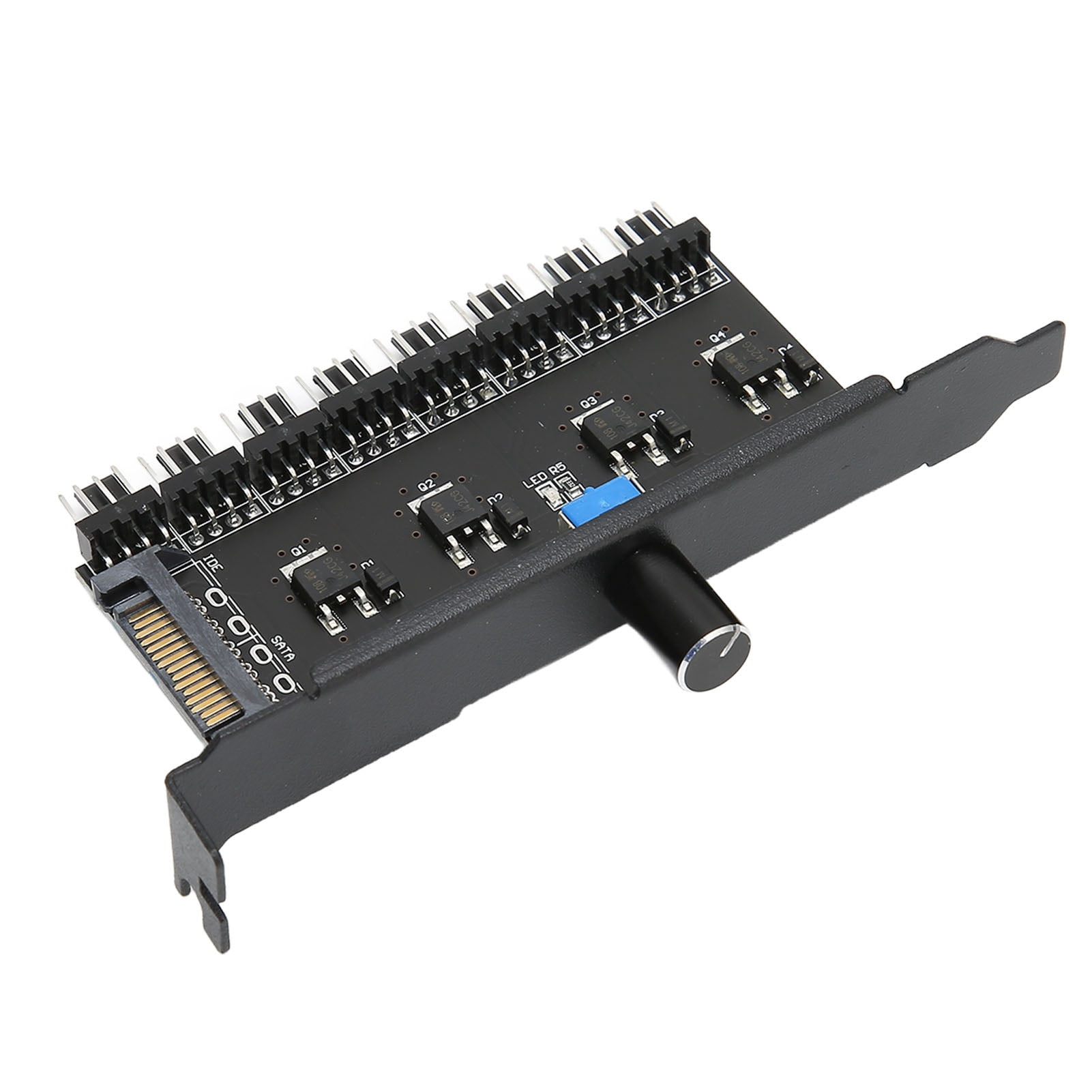 Pc Fan Hub, 8 Channels Knob Cooling Fan Speed Controller, Knob Cooling ...