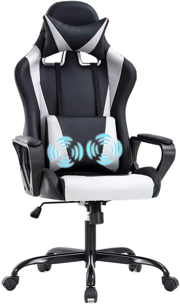 Pc Gaming Chair High Back Ergonomic Office Chair with Lumbar Support ...
