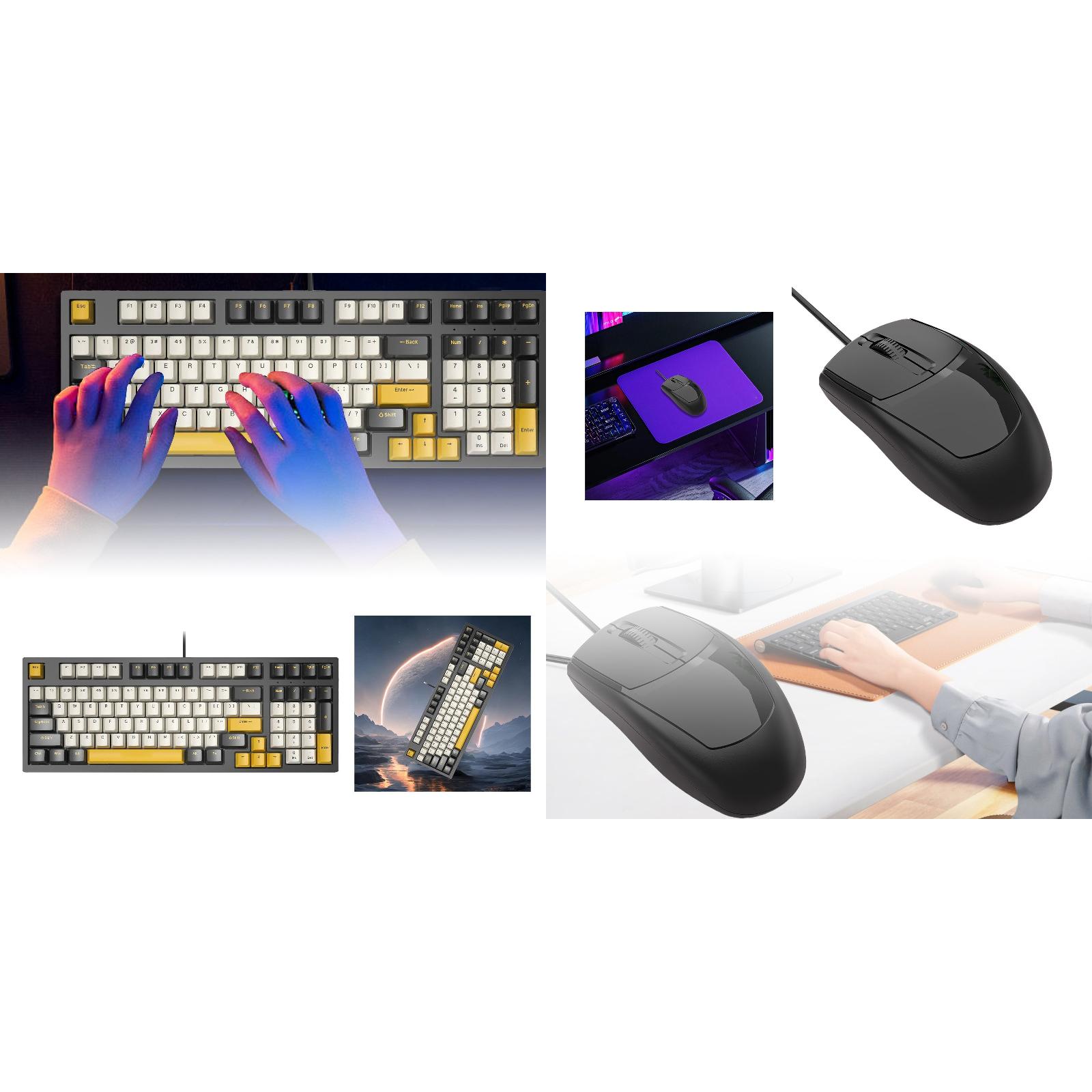Pc Gaming Keyboards Keybinds Rapid Fire Button Computer Gamer Mouse ...