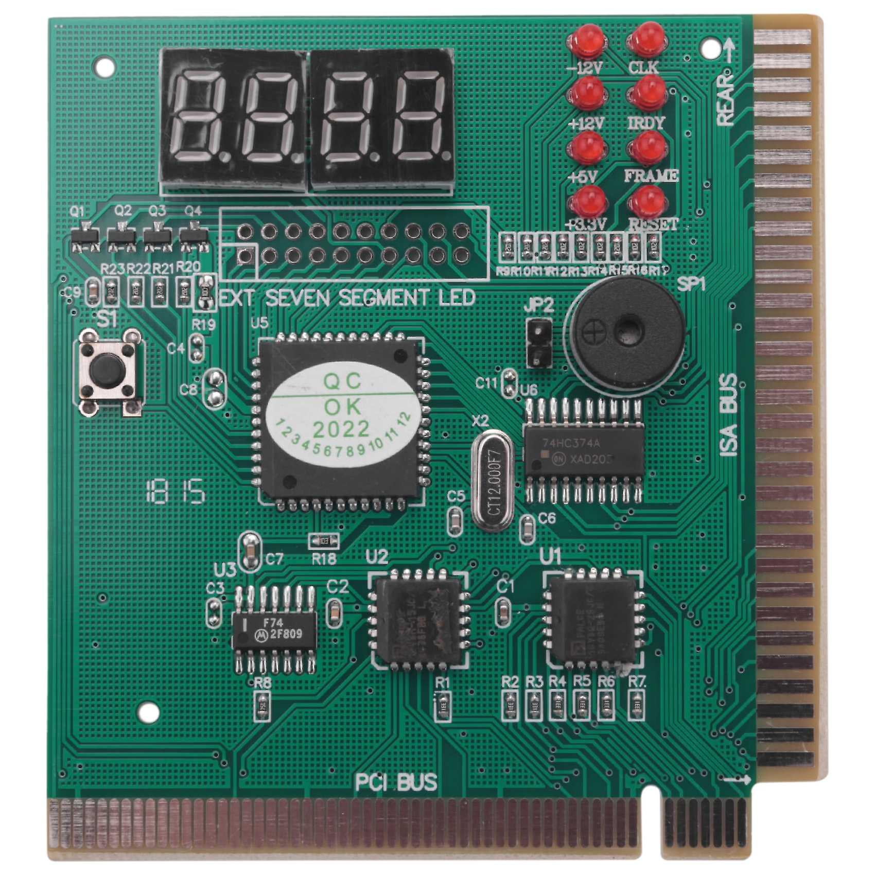 Pc Motherboard Diagnostic Card 4-digit Pci/isa Post Code Analyzer ...