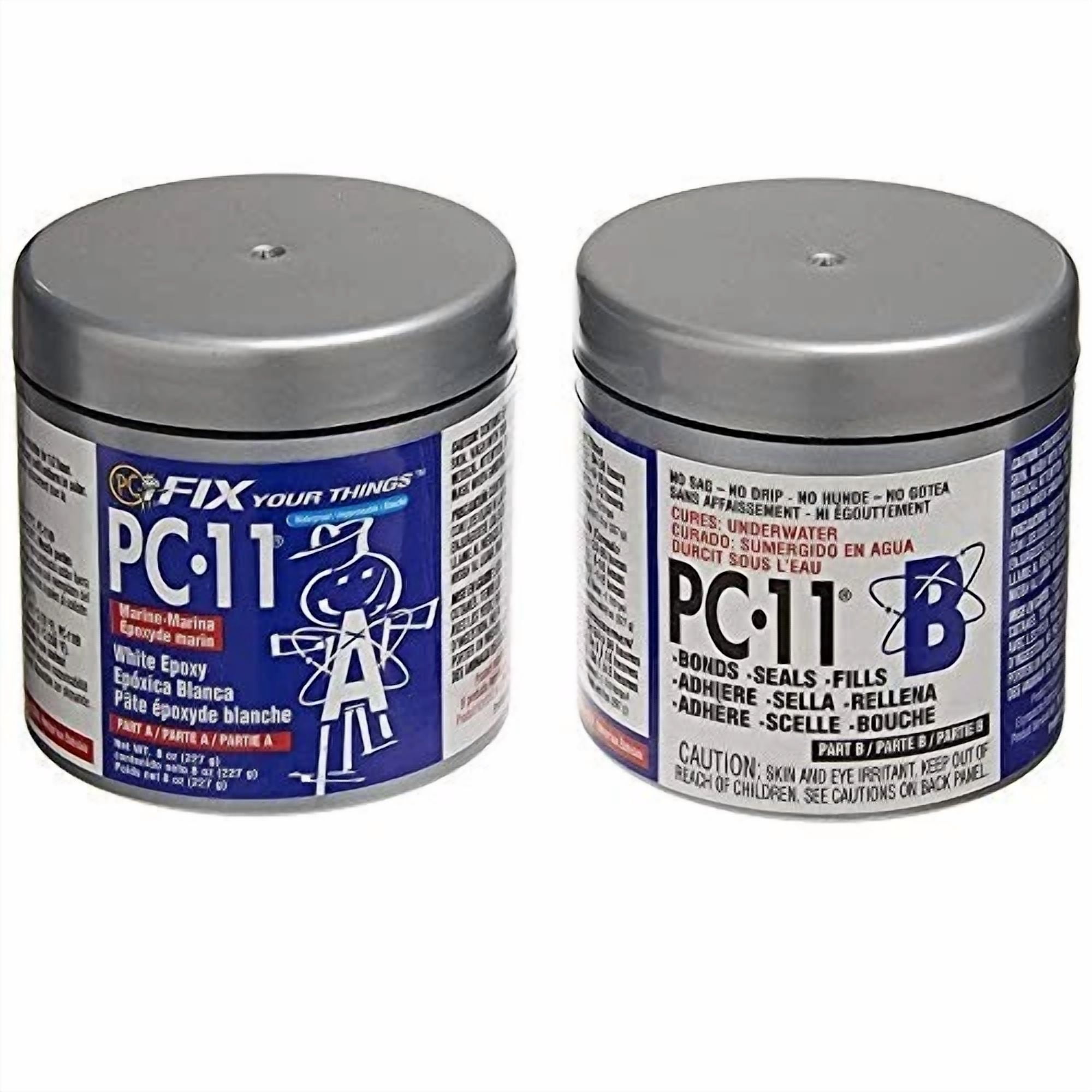 Pc-Products Pc-11 Epoxy Adhesive Paste, Two-Part Marine Grade, 1/2Lb In ...