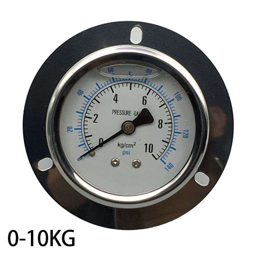 Pc for Yn-60Zt Axial Edge Seismic Pressure Gauge Oil Pressure Hydraulic Meter 0-10Kg - Walmart.com