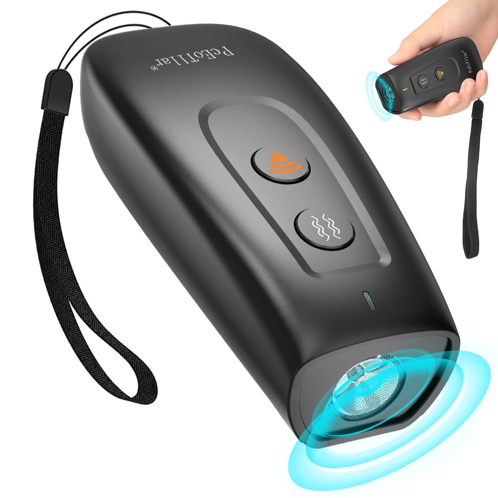 PcEoTllar Ultrasonic Dog Barking Control Device, 2-in-1 Training ...