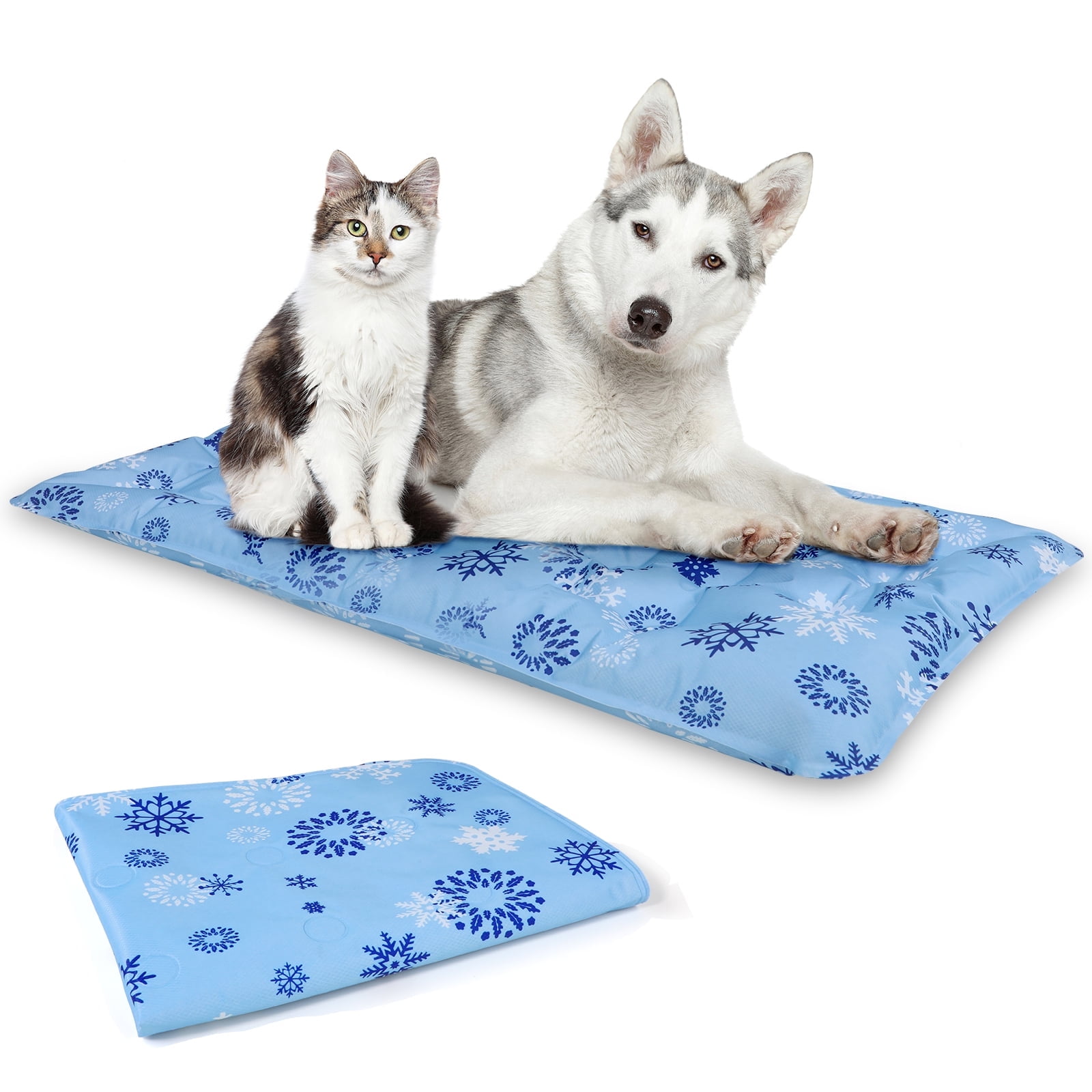 PcEoTllar XL Dog Cooling Mat, Ice Pad for Pets, Water Injection, Leak ...