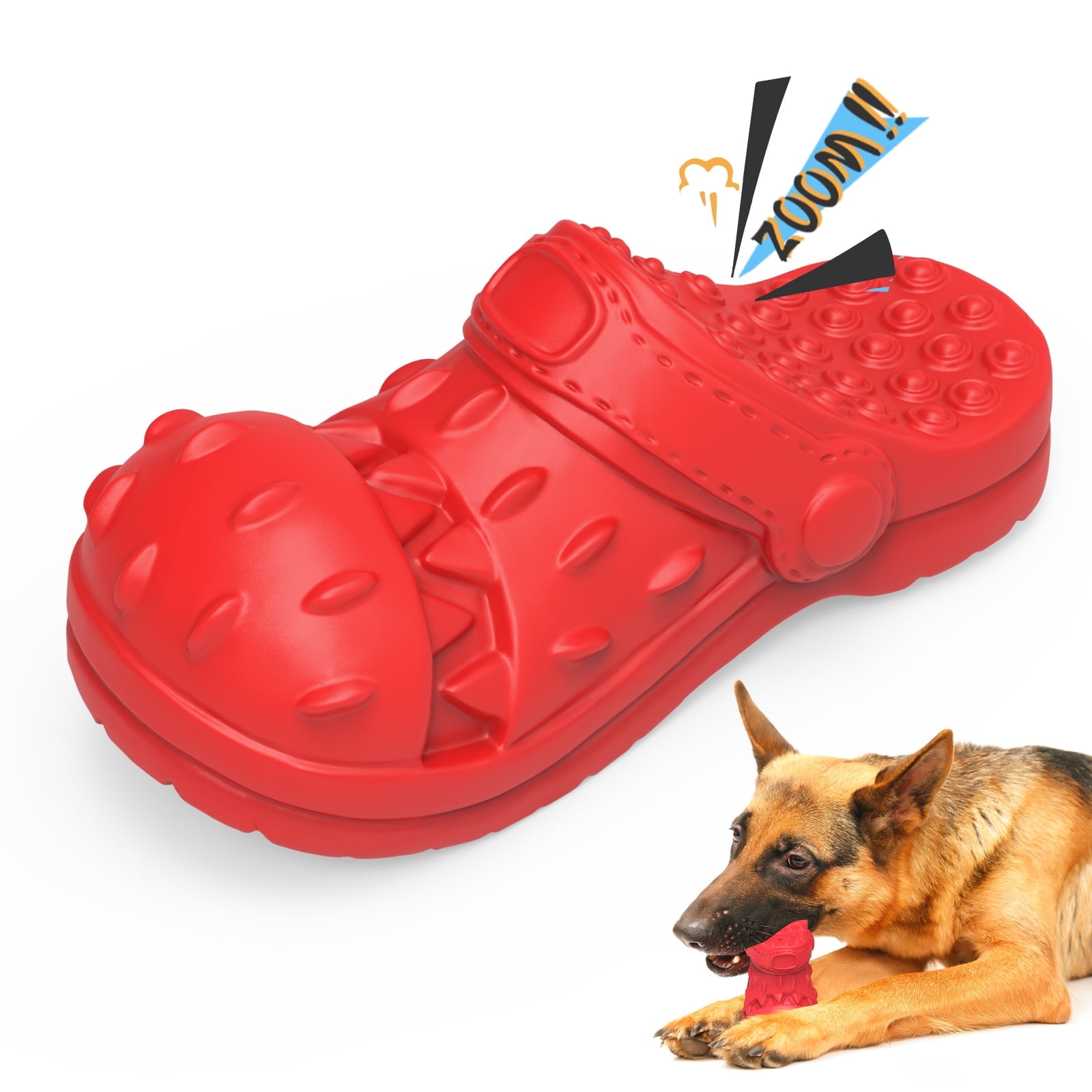 PcEoTllar Dog Toys for Aggressive Chewers, Squeaky Heavy-Duty Chew Toy ...