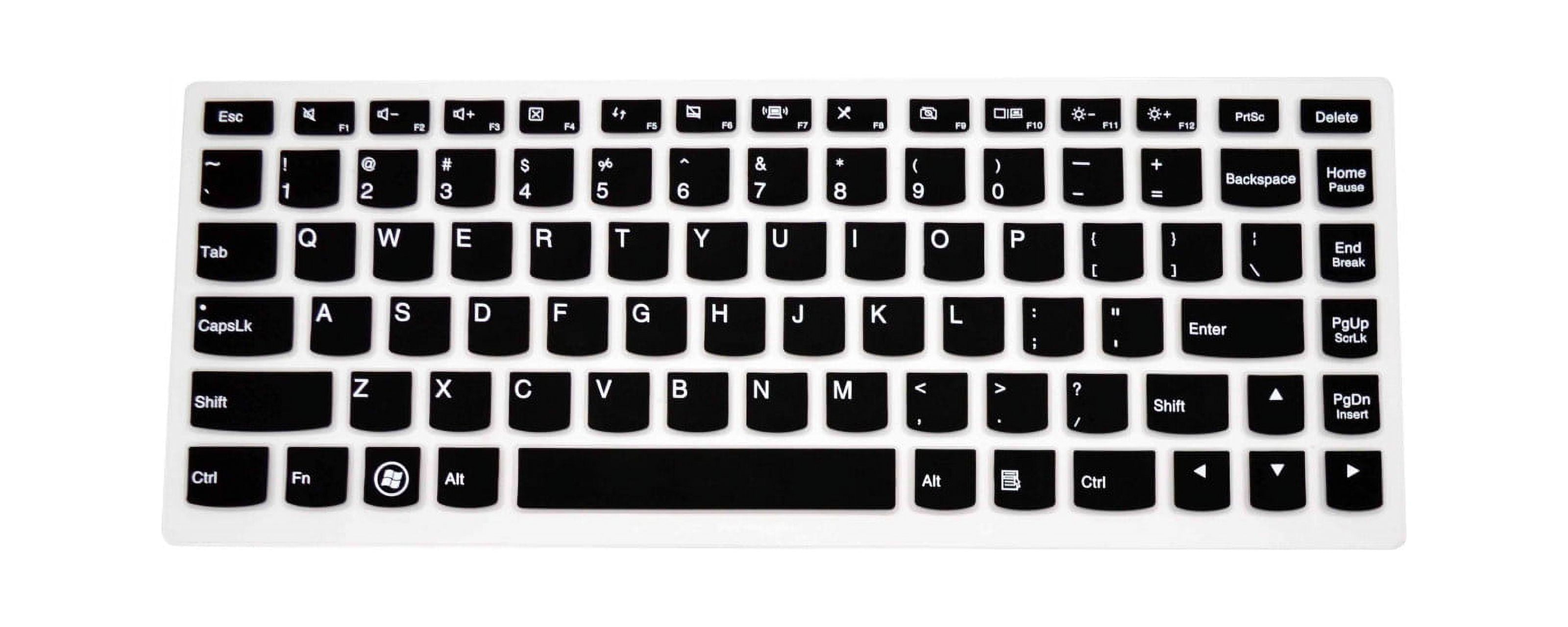 PcProfessional Black Ultra Thin Silicone Gel Keyboard Cover for Lenovo ...