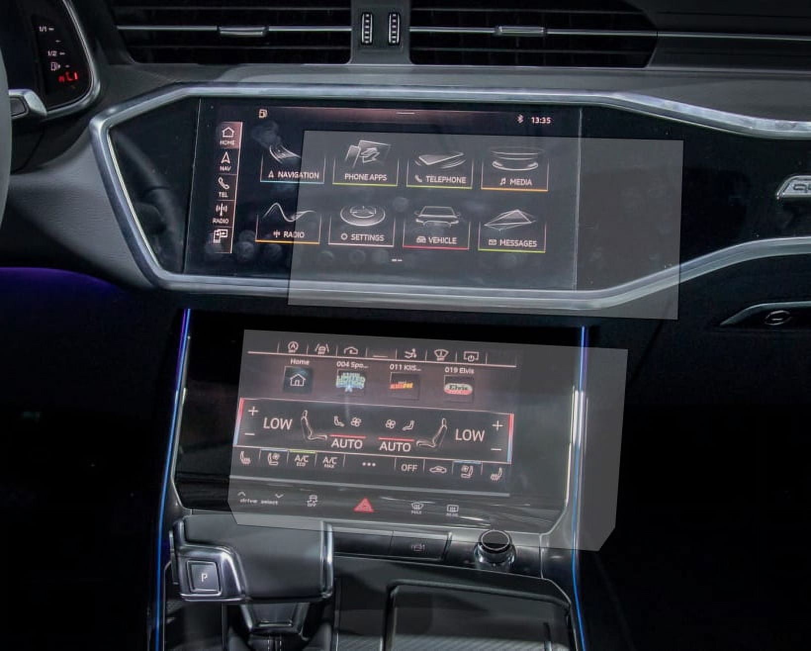 PcProfessional Screen Protector (Set of 2) for 2019 2020 Audi A6 A7 8.8 ...