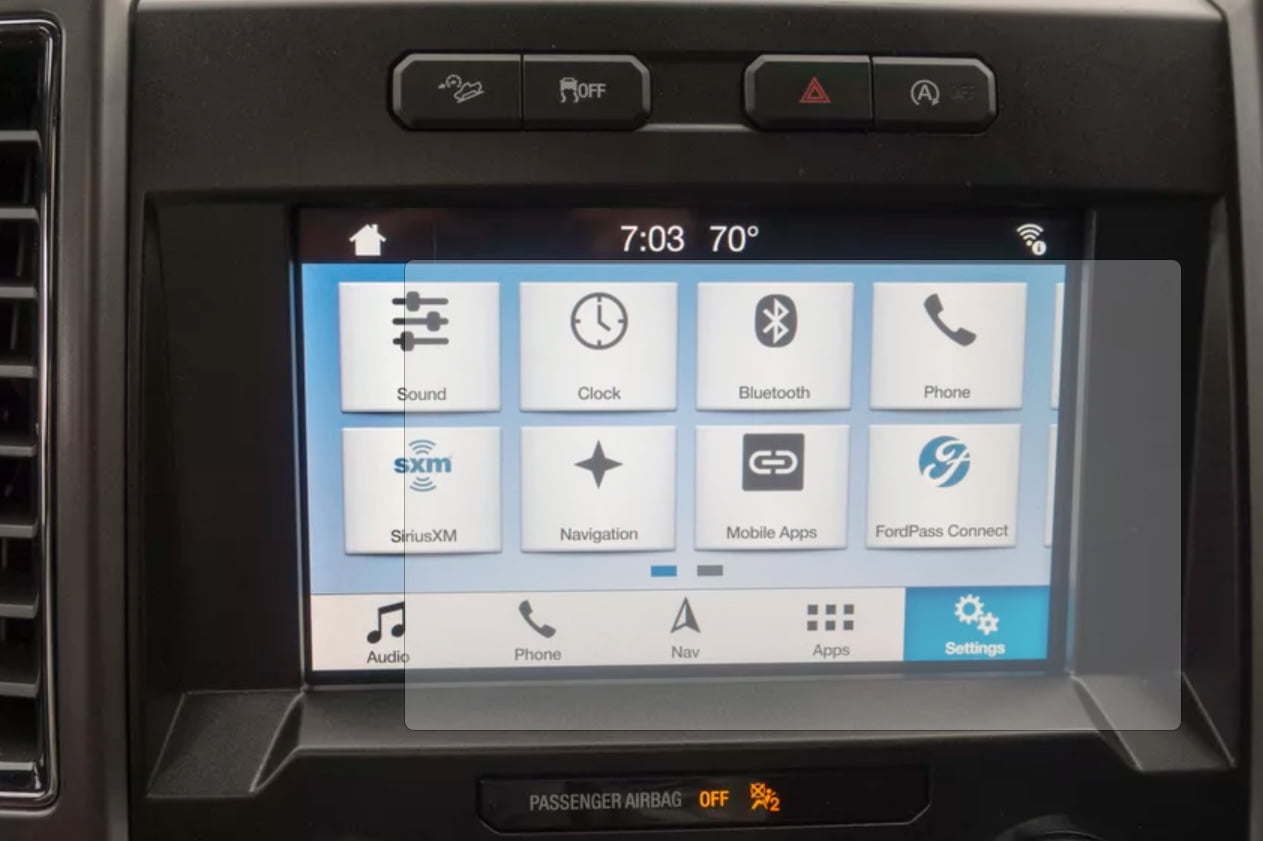 PcProfessional Screen Protector (Set of 2) for 2020 Ford Mustang Fusion ...