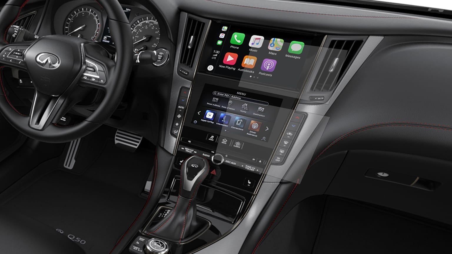 PcProfessional Screen Protector (Set of 2) for 2020 Infiniti Q50 Q60 ...