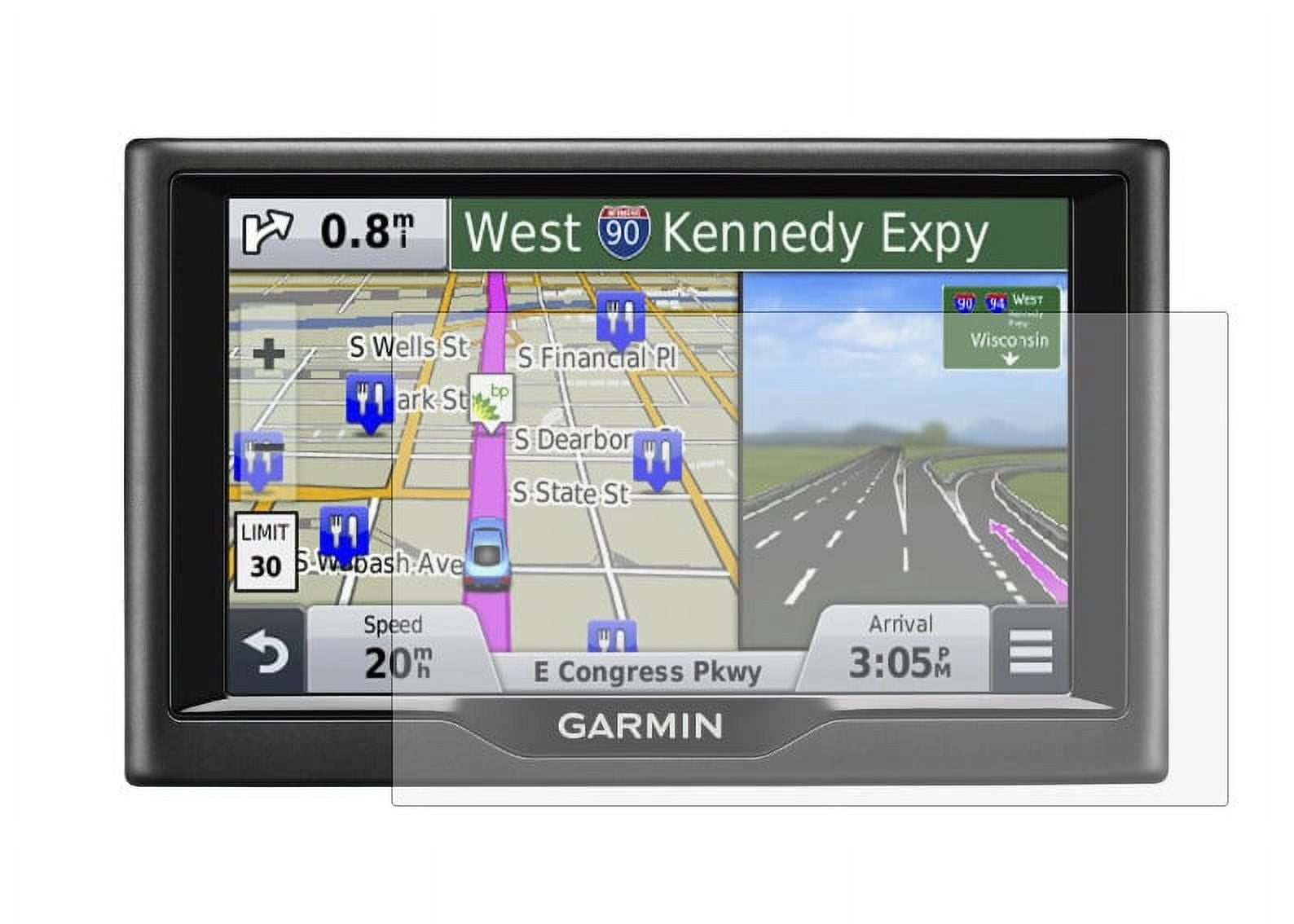 PcProfessional Screen Protector (Set of 2) for Garmin nuvi 58LMT nuvi 58 nuvi 57 nuvi 57LMT nuvi ...