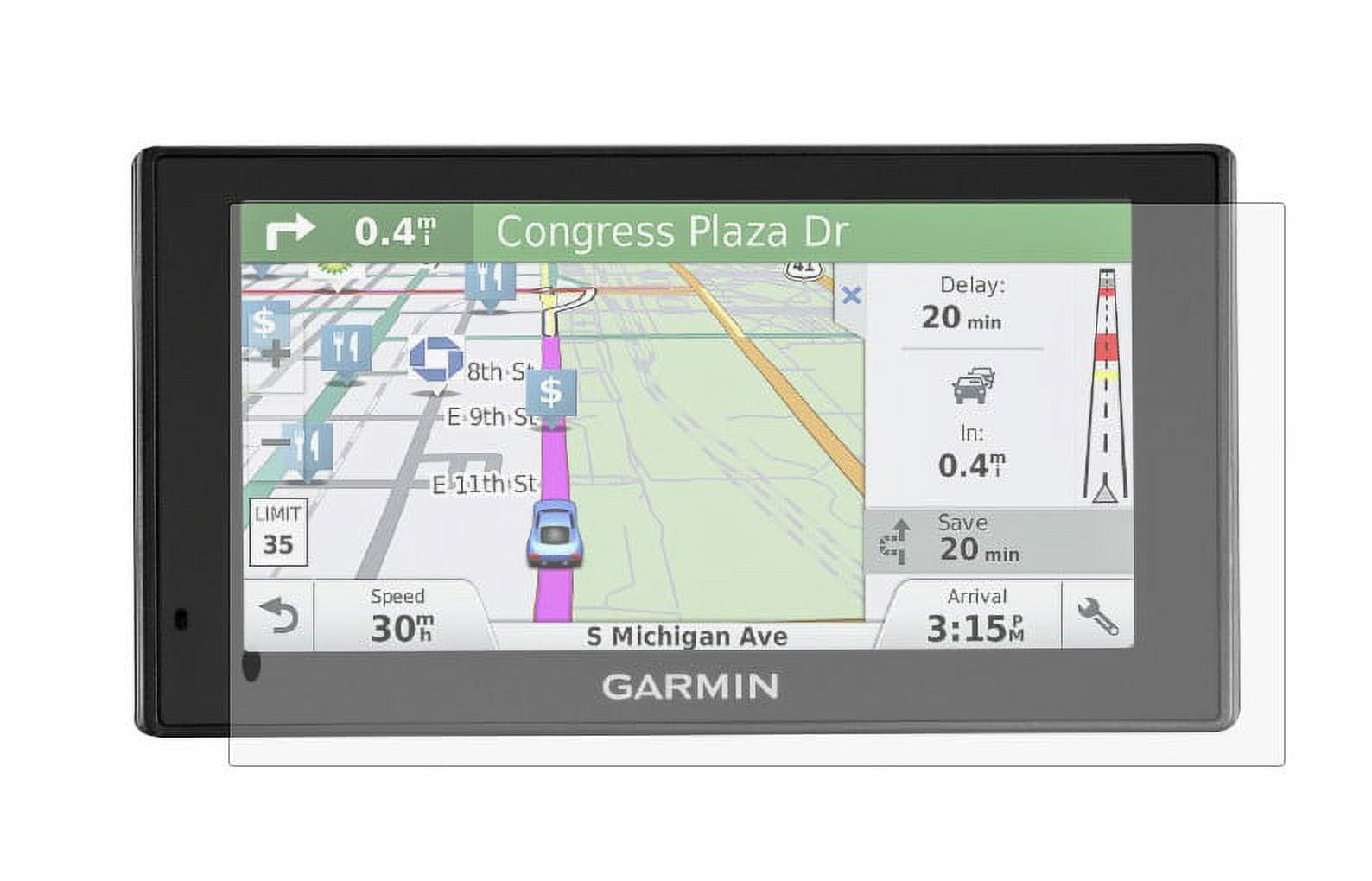 PcProfessional Screen Protector (Set of 2) for Garmin DriveSmart 60LMT ...