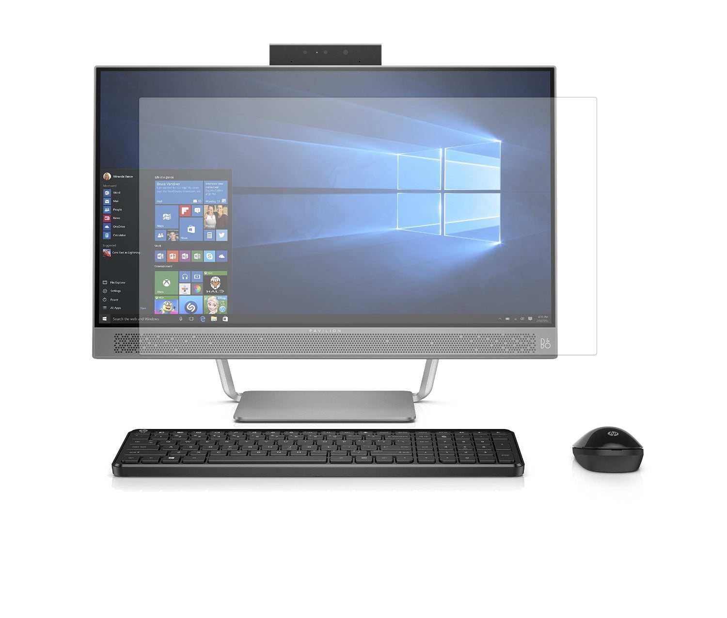 PcProfessional Screen Protector (Set of 2) for HP Pavilion 24-a010 23.8 ...