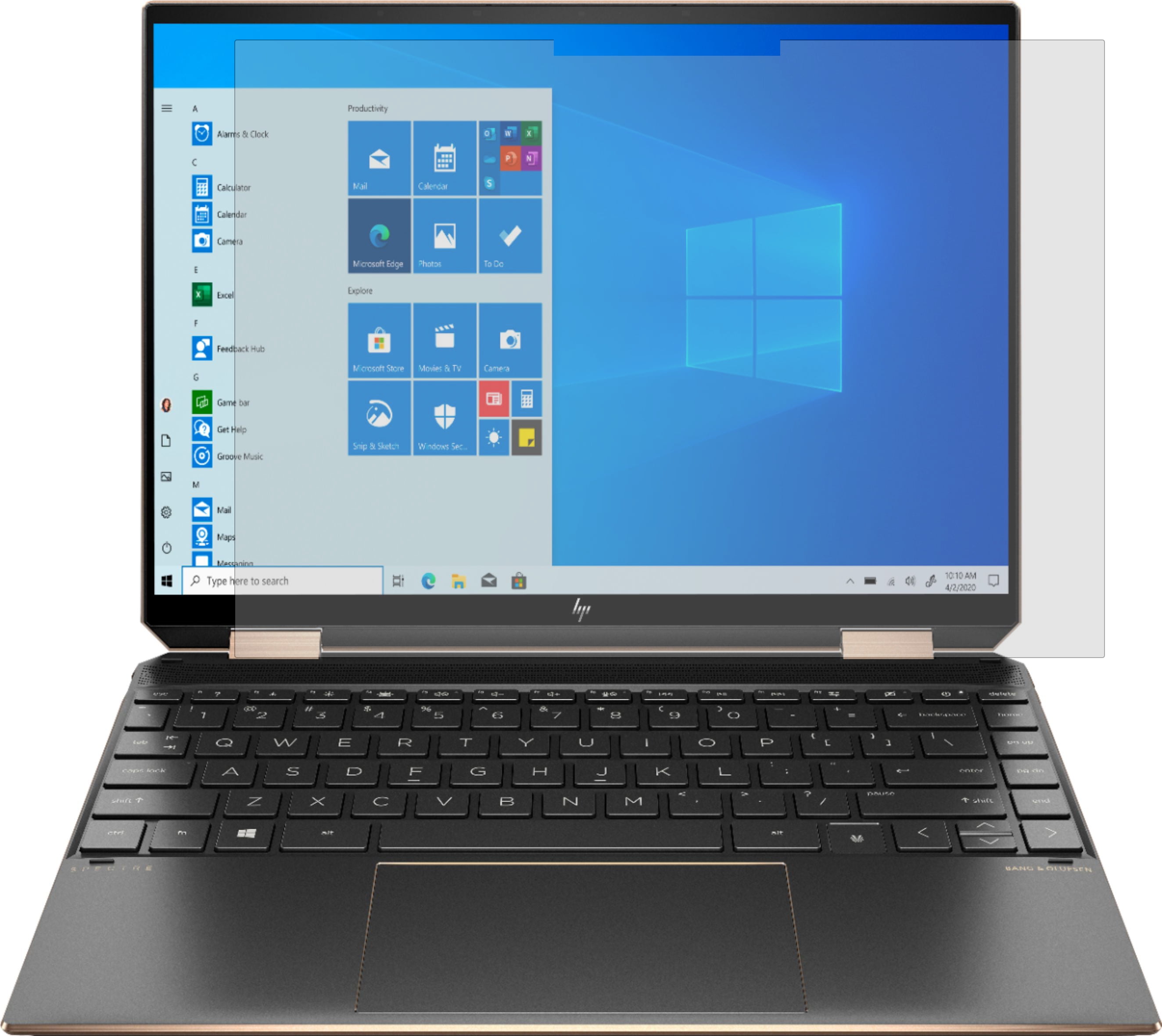 PcProfessional Screen Protector (Set of 2) for HP Spectre x360 2in1 13. ...