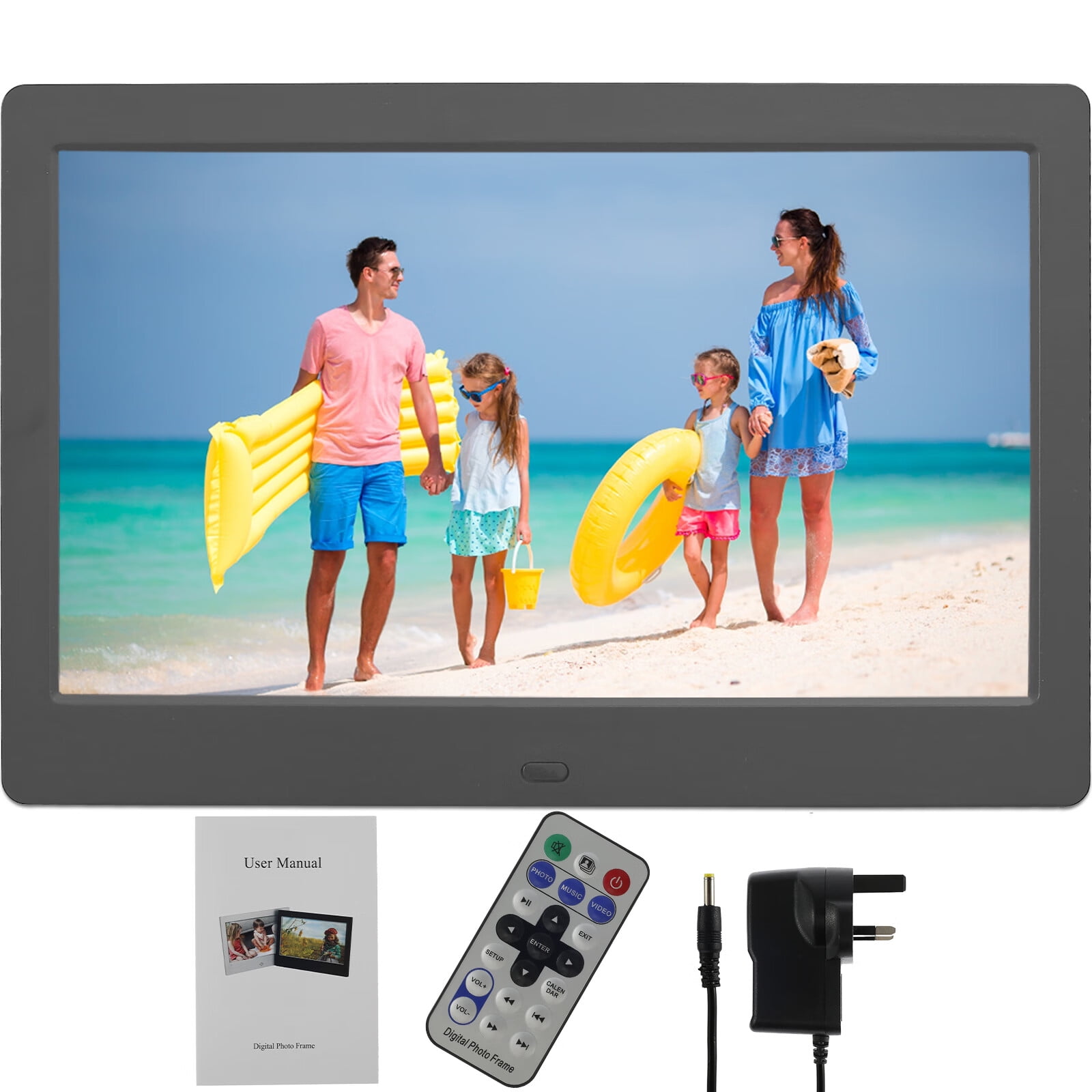 Pcapzz 10.1In Digital Picture Frame WiFi Digital Photo Frame 1024×600 ...