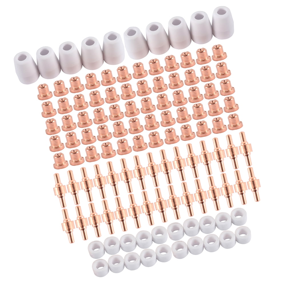 Pcapzz 100pcs Plasma Cutting Consumables Kit Plasma Cutter Accessories ...