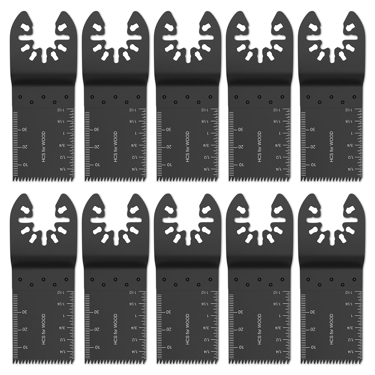 Pcapzz 10pcs Multitool Blades High Mix Oscillating Saw Blades with ...