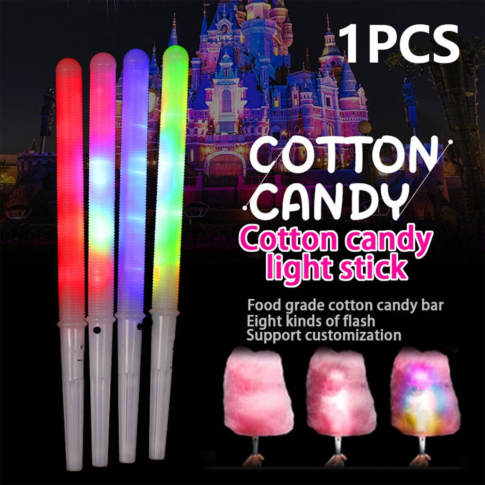 Pcapzz 1Pcs LED Glow Stick Colorful Luminescent Flashing Cone Floss ...