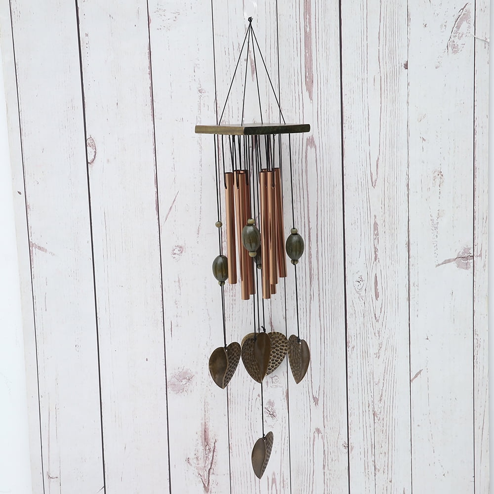 Pcapzz 23'' Wooden Wind Chimes Outdoor Deep Tone Wind Chimes Memorial ...
