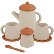 NOGIS 13 PCS Baby Tea Set Tea Party Set for Kids Food Grade Silicone ...