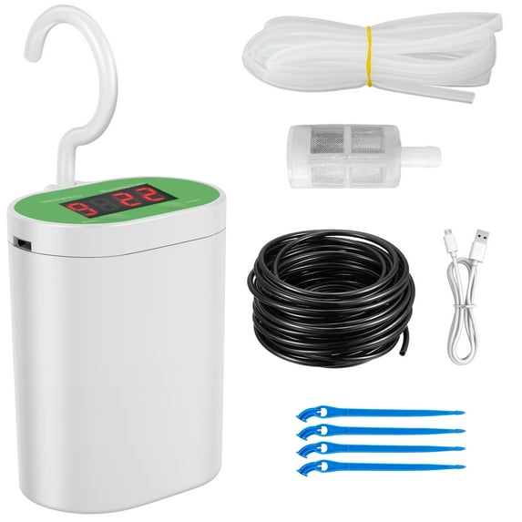 Pcapzz Automatic Drip Irrigation Kit with Timer IP67 Waterproof Auto ...