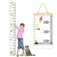 Pcapzz Baby Growth Chart with Wood Frame Removable Waterproof Children ...