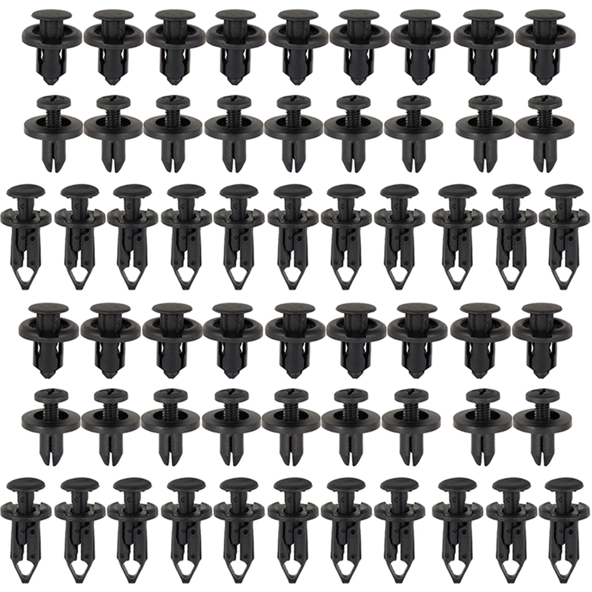 Pcapzz Car Retainer Clips 190Pcs Universal Auto Plastic Car Trim Clips ...