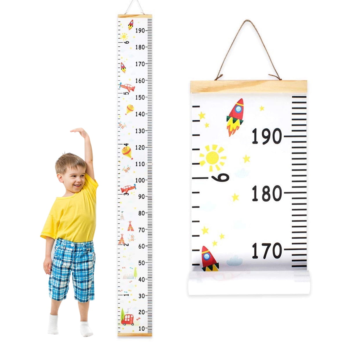 Pcapzz Children Height Measuring Rulers from Baby to Adult Removable ...