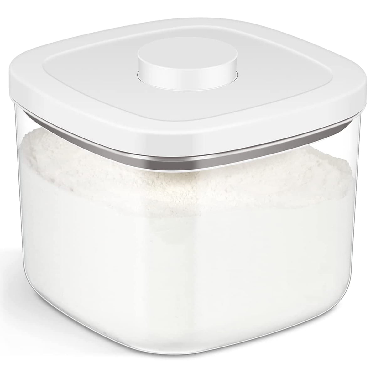 Pcapzz 10 lbs Airtight Food Storage Container with Lid and Measuring ...