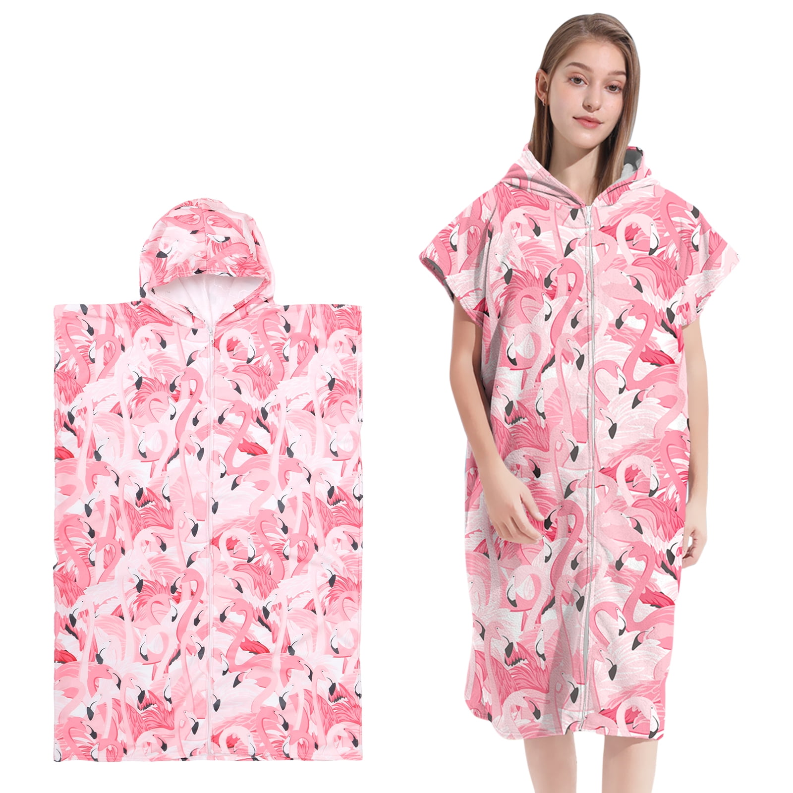 Pcapzz Quick Dry Surf Poncho Changing Robe Soft Microfiber Towel Poncho ...