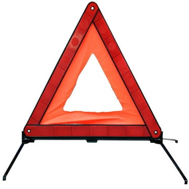 Cortina Triangle Warning Kit, 3 Triangles in Living Hinge Box, 18 in ...