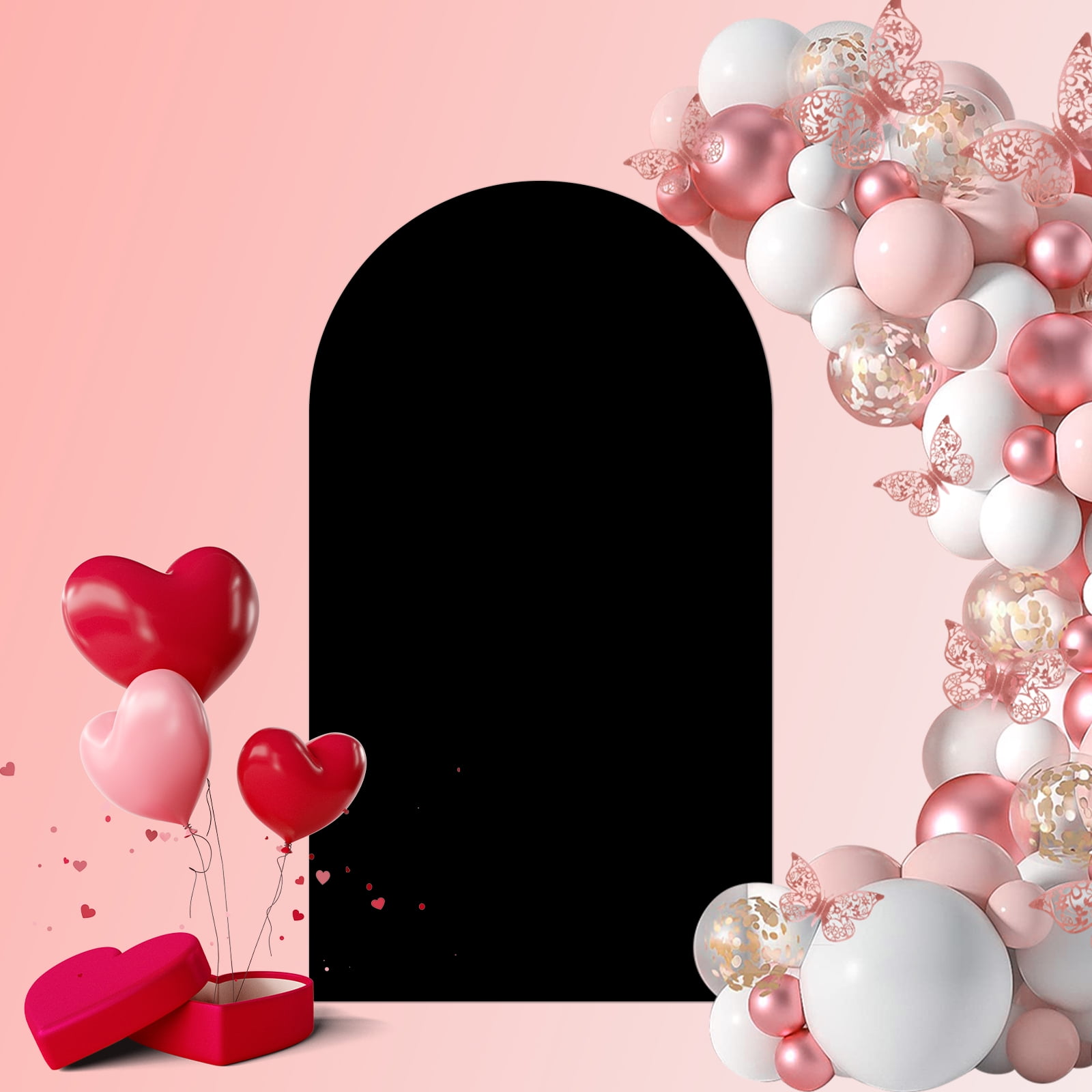 Pcapzz Wedding Arch Cover Arch Backdrop Cover Double Sided Spandex Arch ...