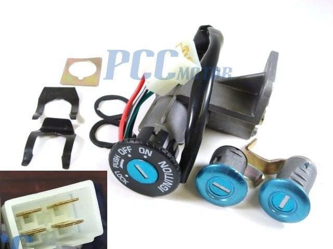 Pcc Engine Ignition Switch Key Set 4-Wire Configuration for Mopeds and ...