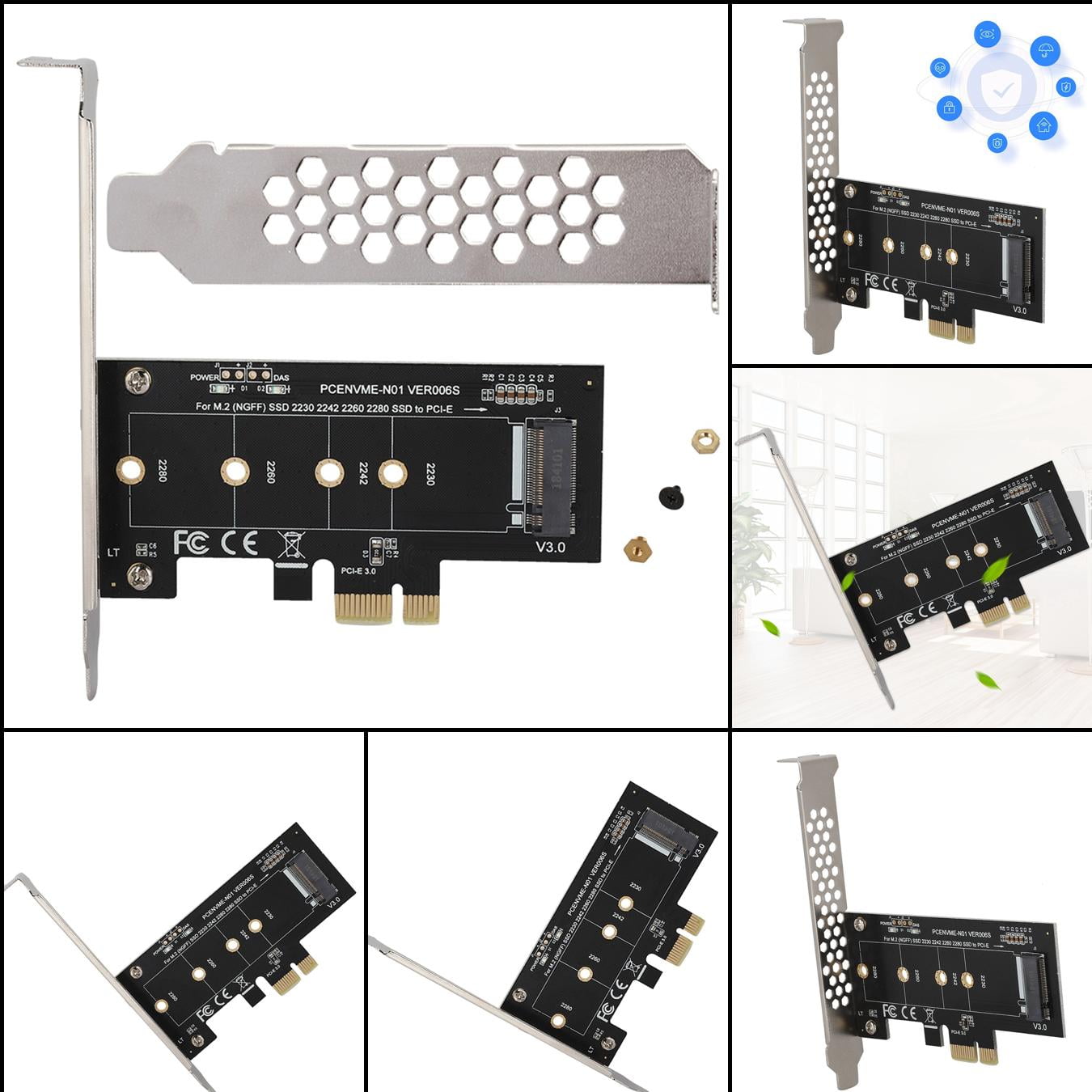 Pci-E To M.2, Adapter Card, Hot-Swapping Expansion Card, Pcie For Pm961 ...