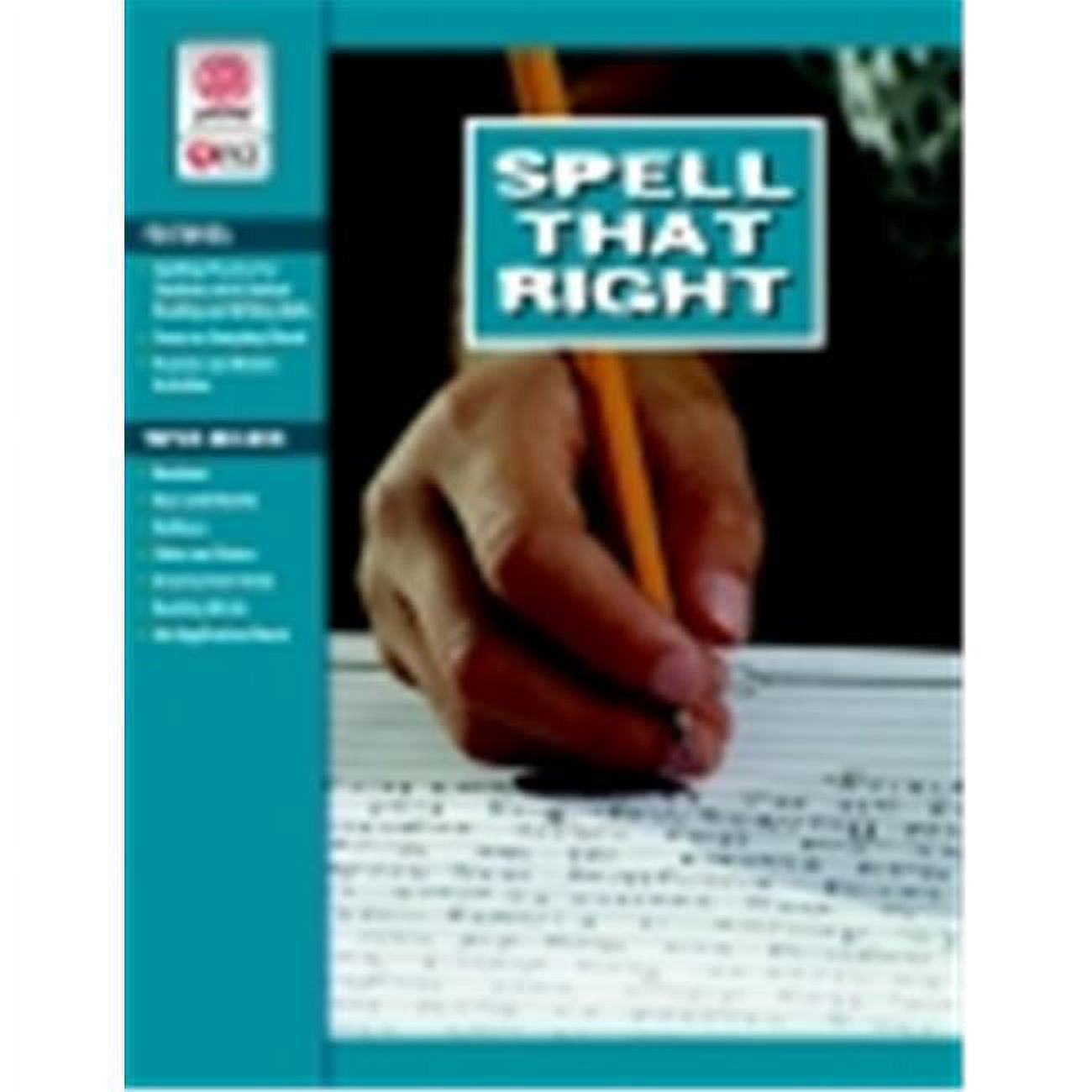 Pci Educational Publishing Spell That Right - Walmart.com