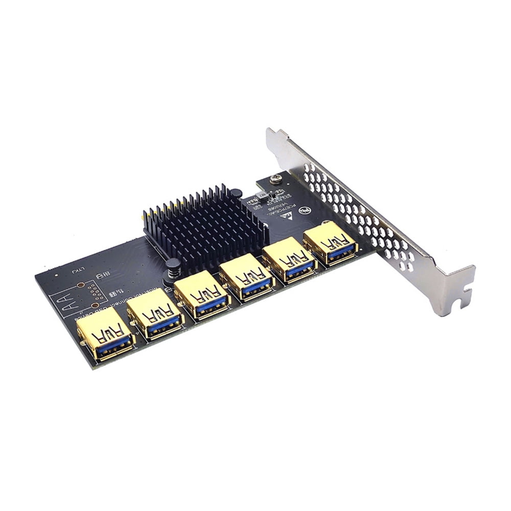 Pci Express Multiplier Pcie 1X to 4/5/6 USB 3.0 Expansion Card Pcie 1 ...