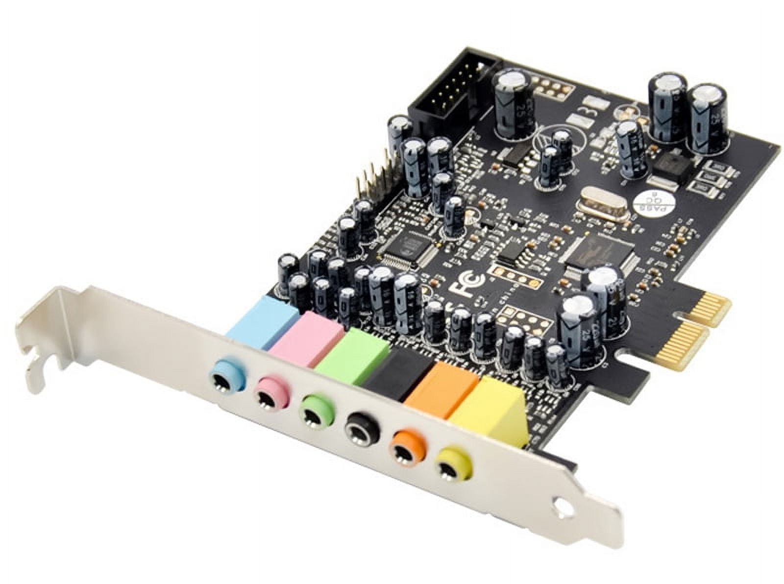 Pcie 7.1CH Sound Card Stereo Surround Sound PCI-E Built-In 7.1 Channel ...