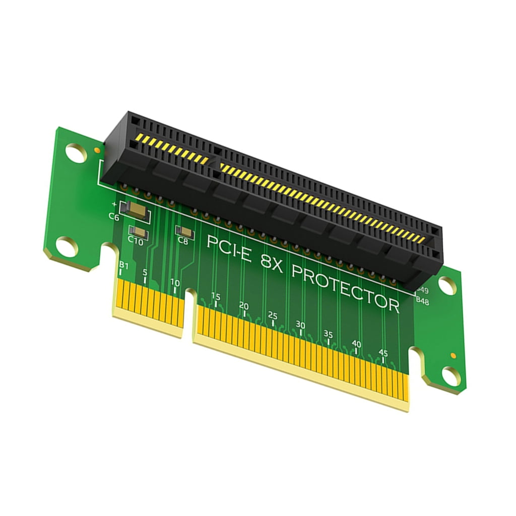 Pcie 8X Risers Card 90 Degree Right Angle Risers Adapter Card for 1U ...