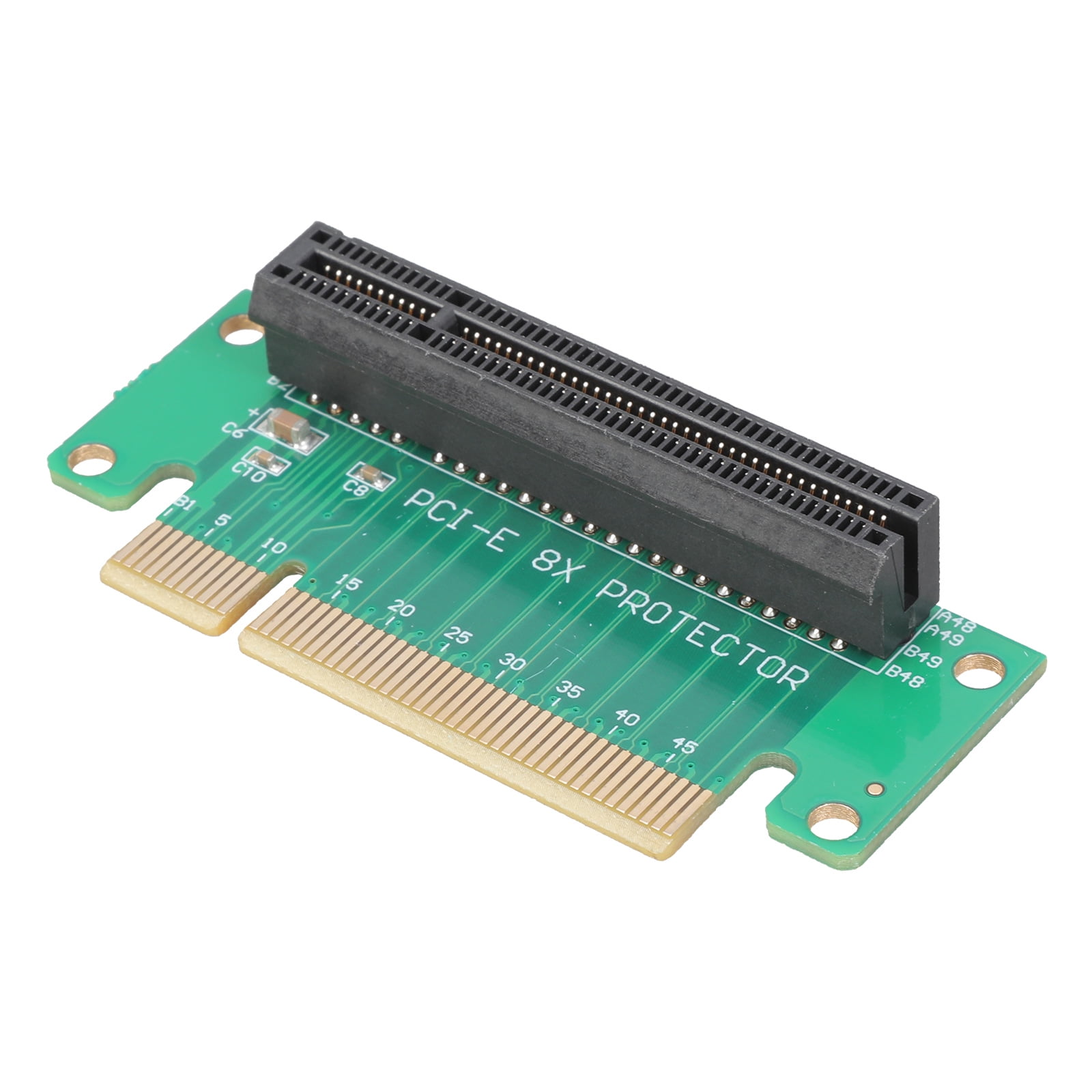 Pcie 8X to Pcie 8X Risers Adapter Card 90 Degree Angles PCIE Extender ...