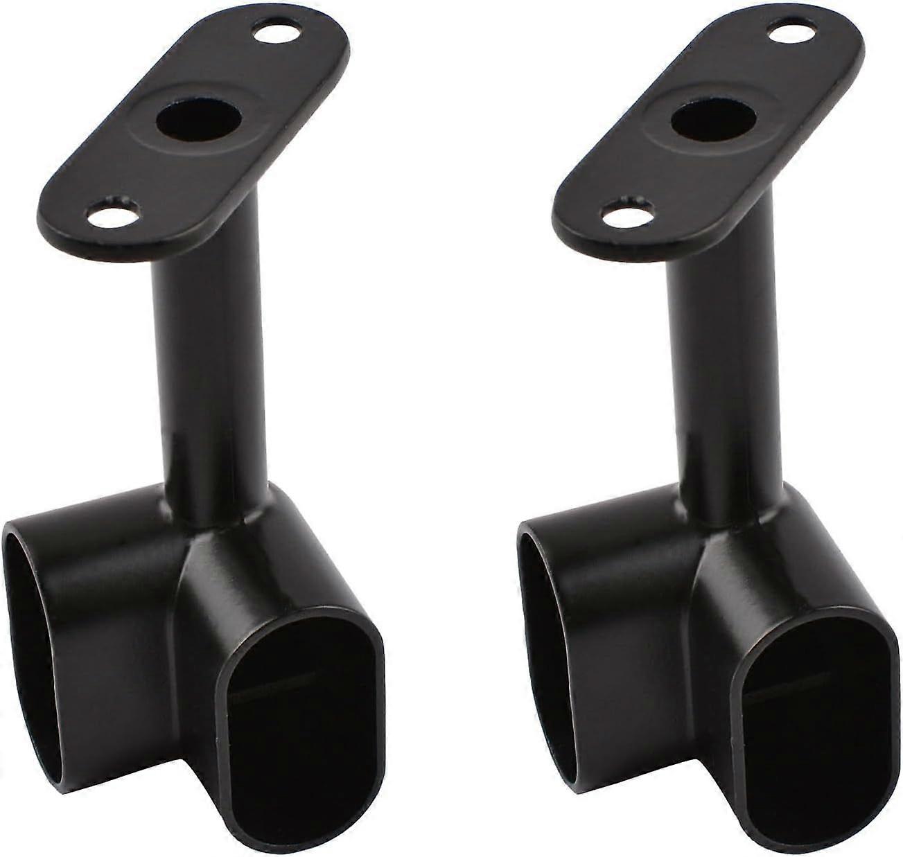 Pcs 90 Oval Corner Closet Pole Support Brackets Heavy Duty Closet ...