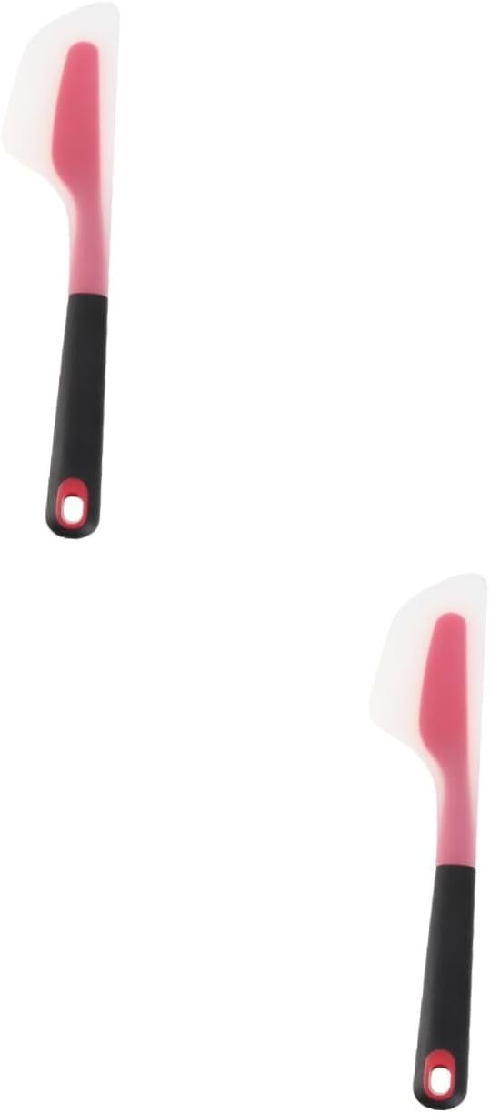 Pcs Butter Cake Spatula Large Silicone Icing Spreader Non-stick Edge ...