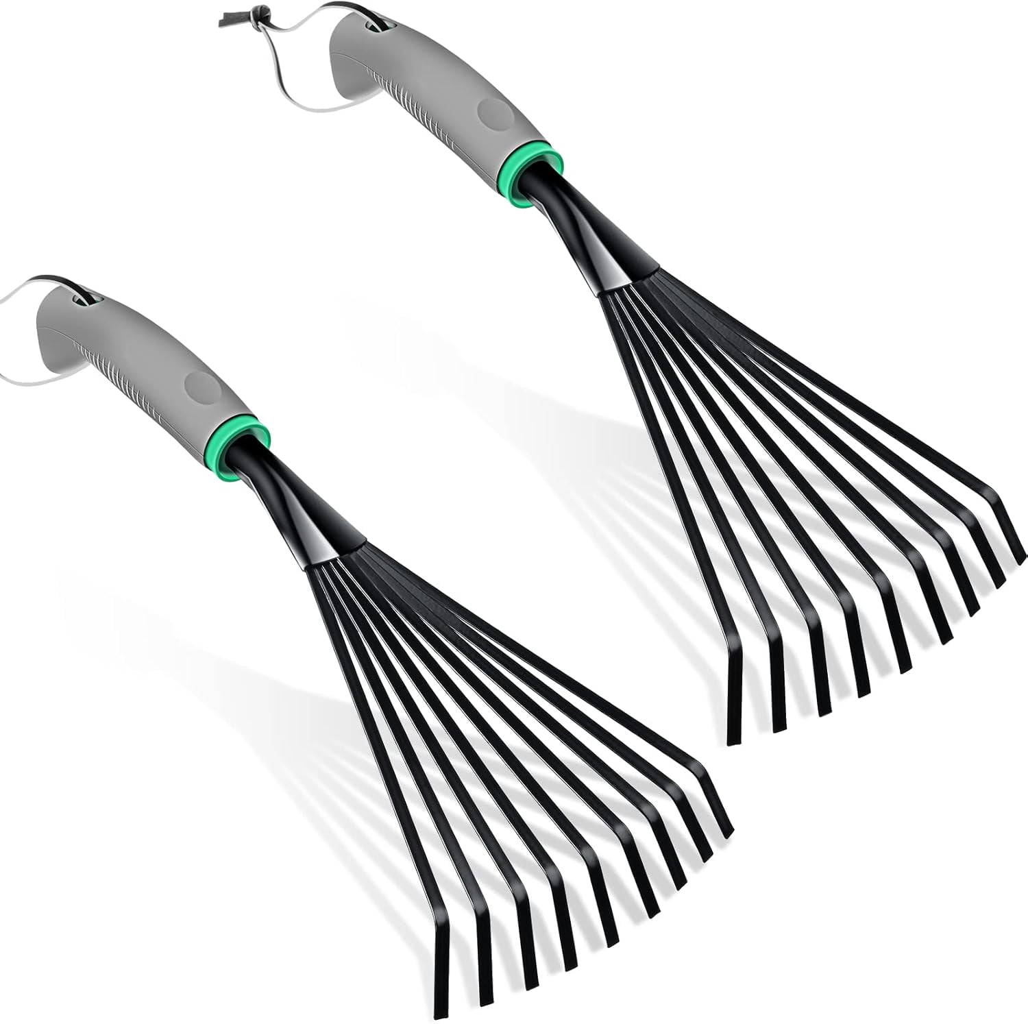 Pcs Gardening Hand Rake Stainless Steel Hand Tiller Small Garden Rake ...
