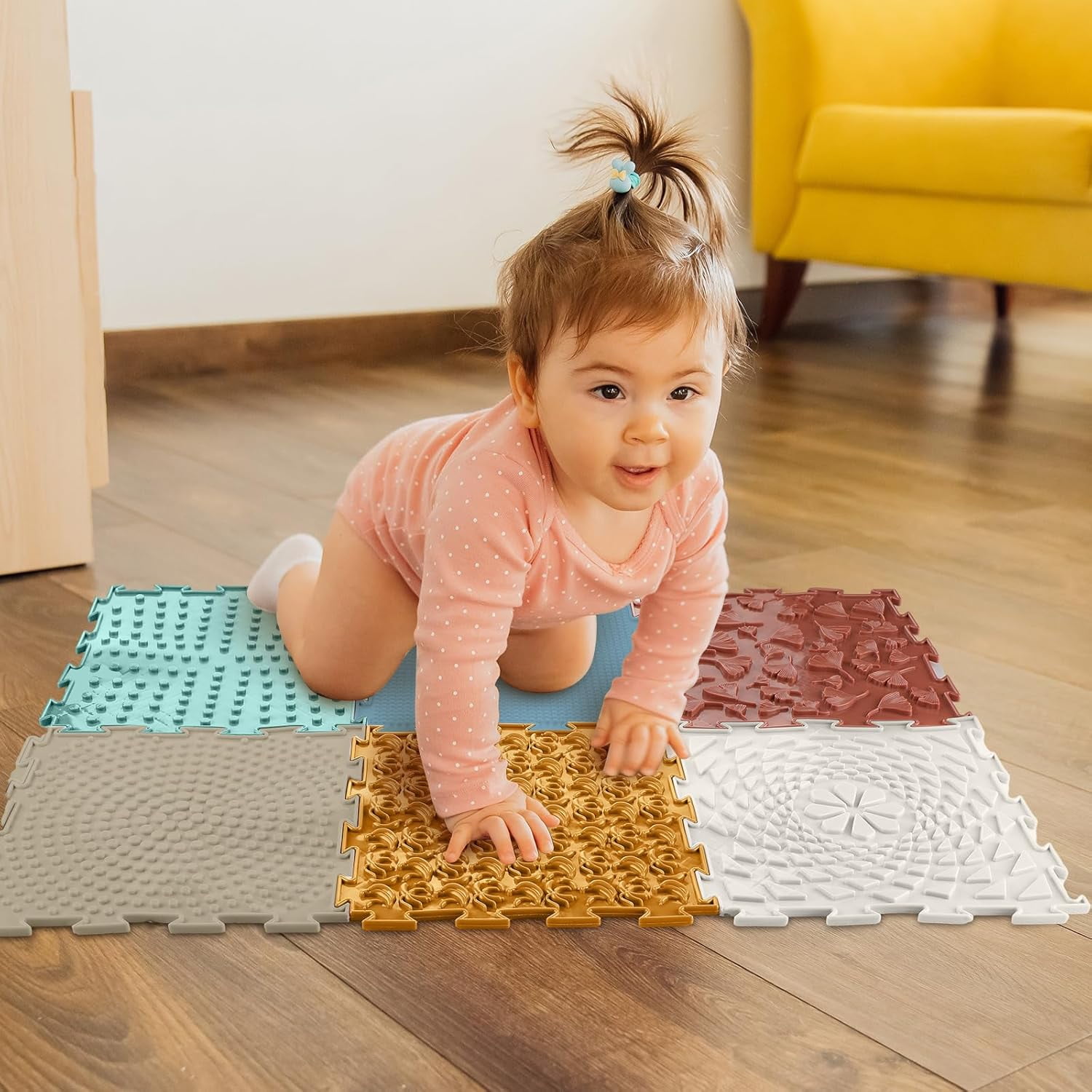 Pcs Sensory Mat for Autistic Children Massage Game Mats Textured Floor ...
