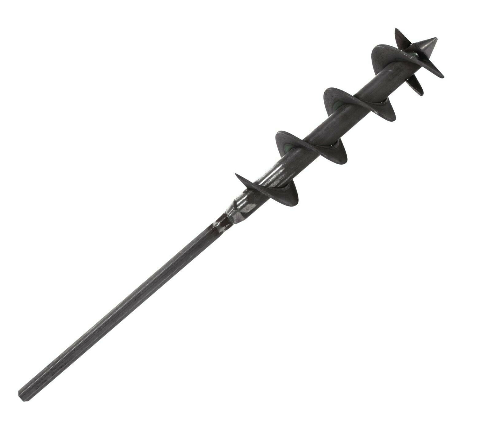 AuSable 2" HD Steel Earth Hole Digger Bit, Garden & Trapping Dirt Drill ...
