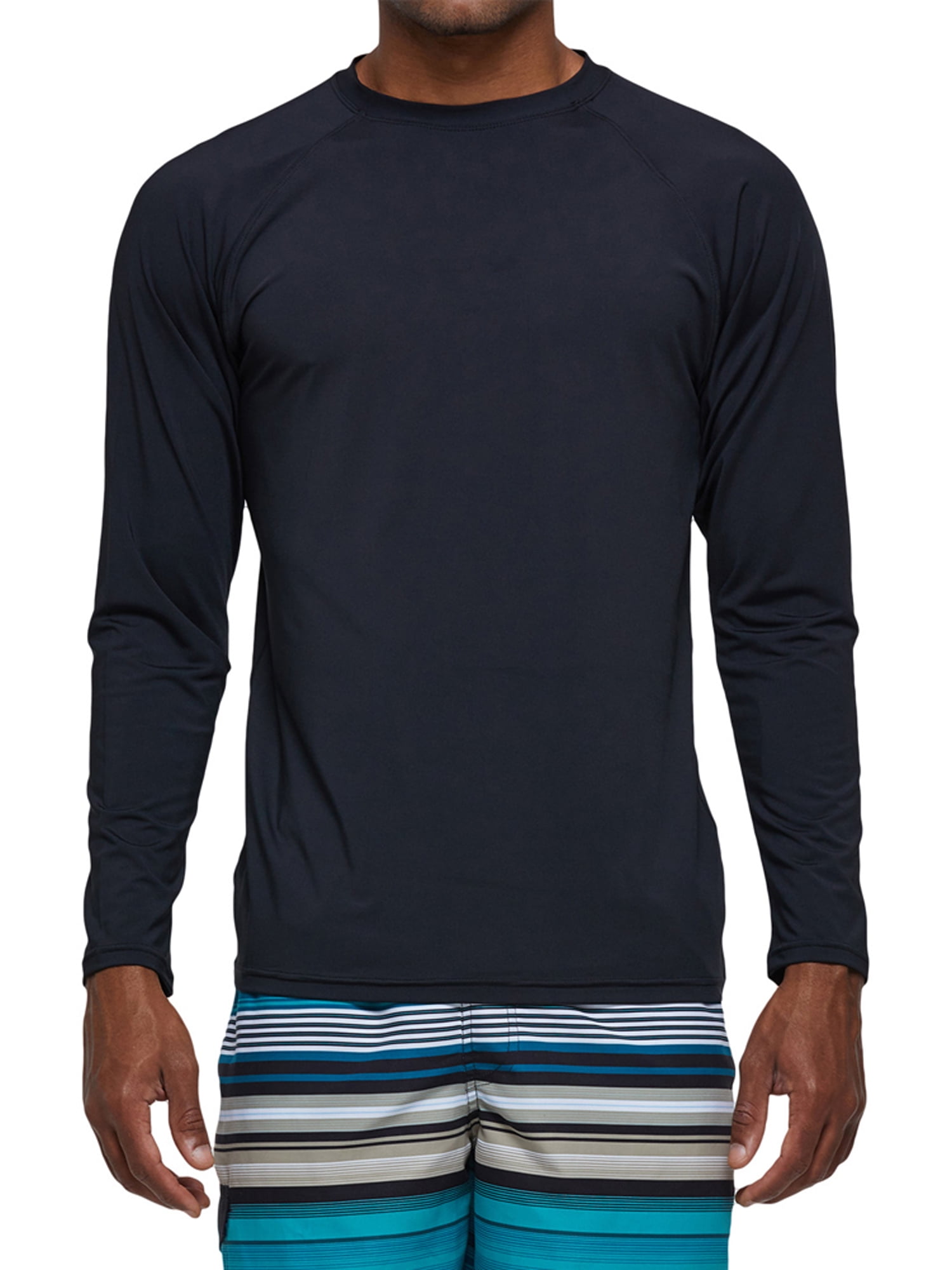 Weilanxin Long Sleeve Swim Shirts for Men Sun Protection Shirt Running ...