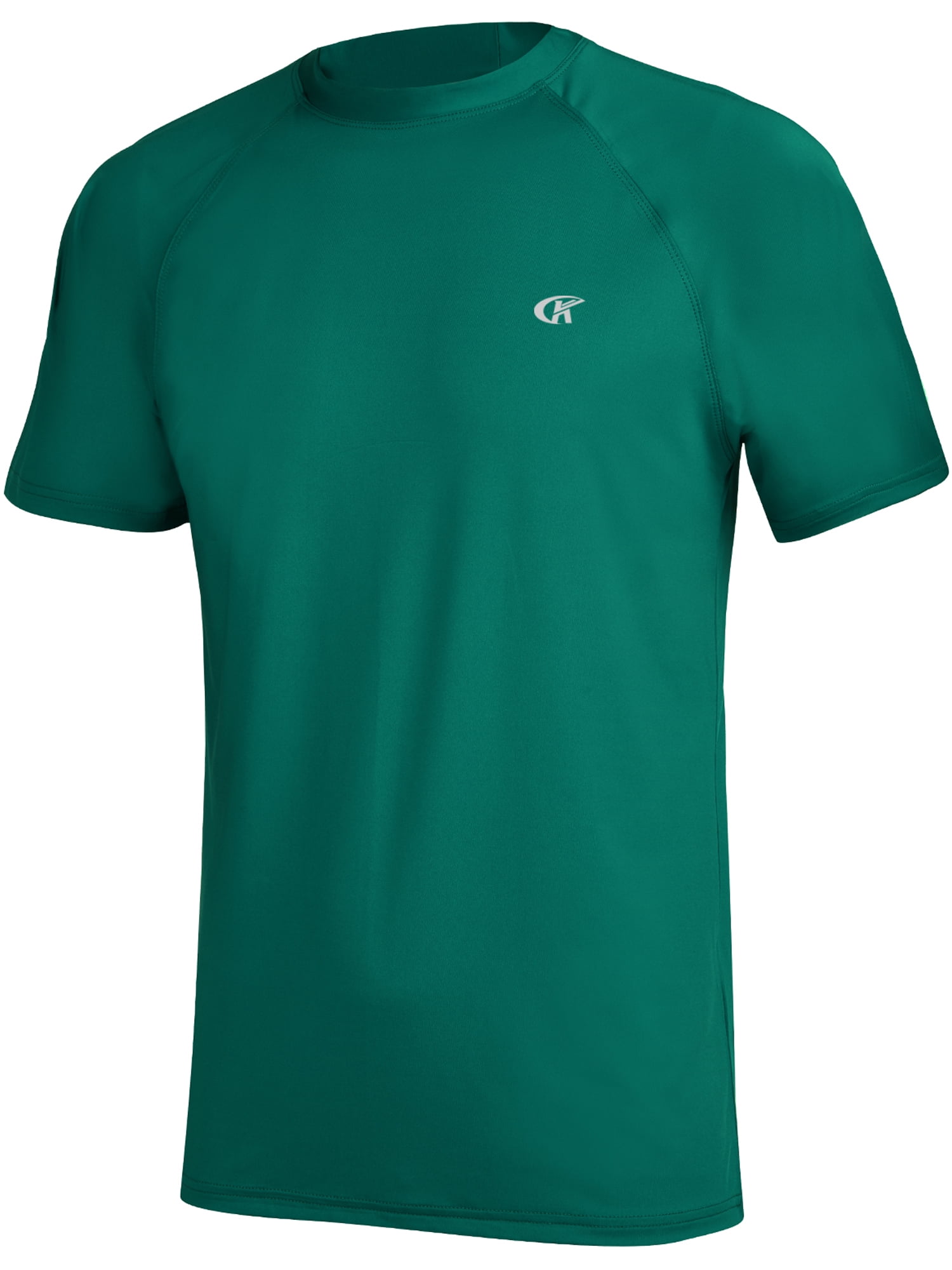 Pdbokew Men's Swimwear, Loose Fit Rash Guard, UPF50+ Water Protection, Quick Dry Short Sleeve ...