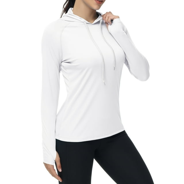Weilanxin Women's UPF 50+ Sun Protection Hoodie SPF Shirt Long Sleeve Hiking Fishing Outdoor ...