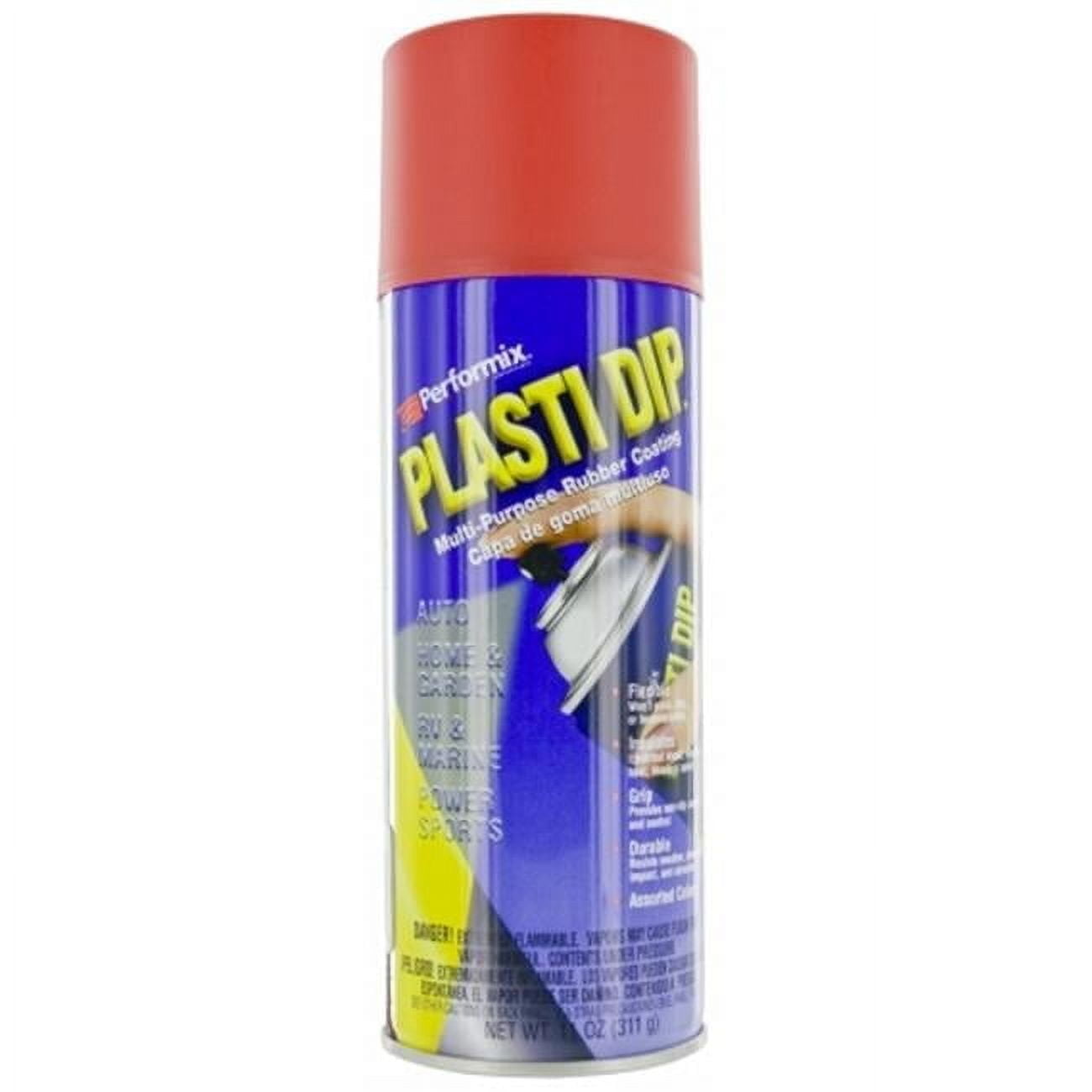 Pdi Inc 11 Oz Red Plasti Dip Rubberized Plastic Spray, Multipurpose ...