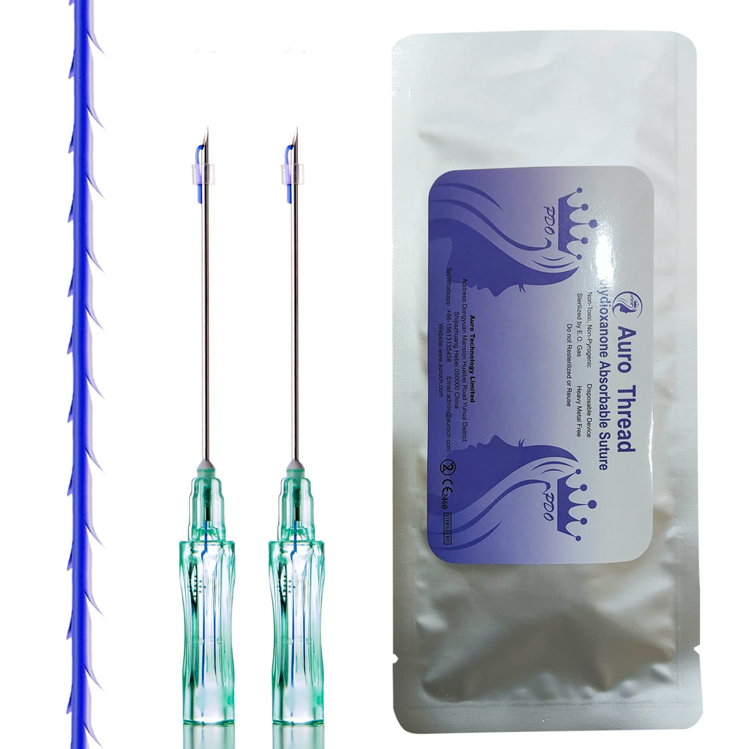 Pdo Thread For Face Lift ，Whole Body Lift Cog Thread，Pdo Barbed Cog ...